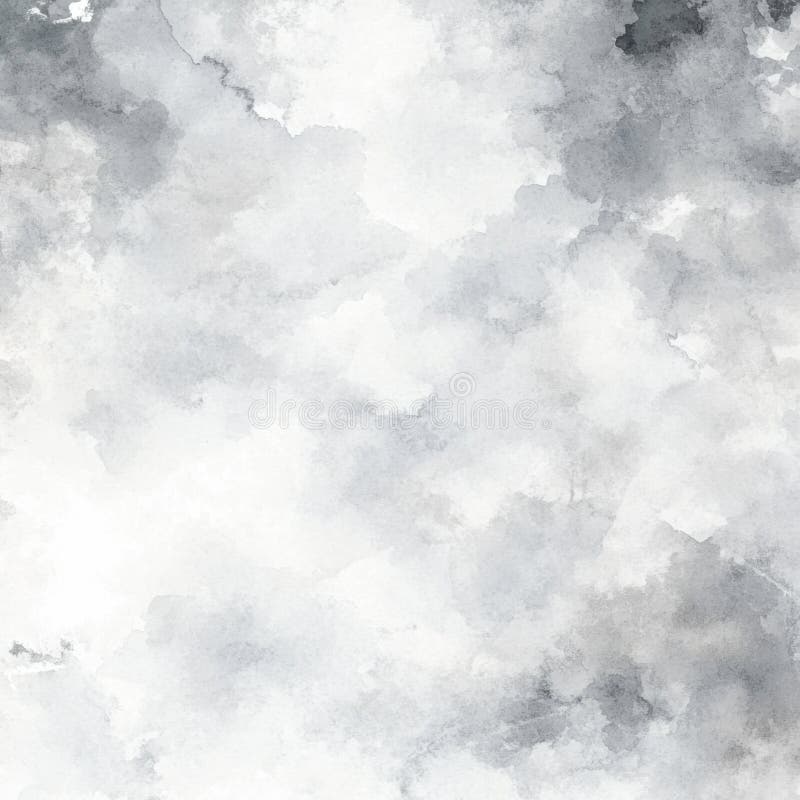 Subtle Gray and White Watercolor Texture with Cloudy Effect Stock Photo ...