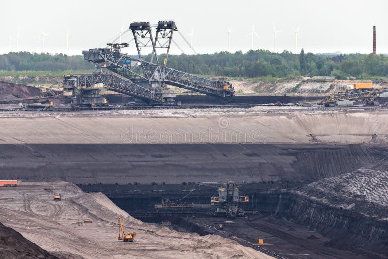 Coal mining stock photo. Image of coal, brown, resource - 115833718