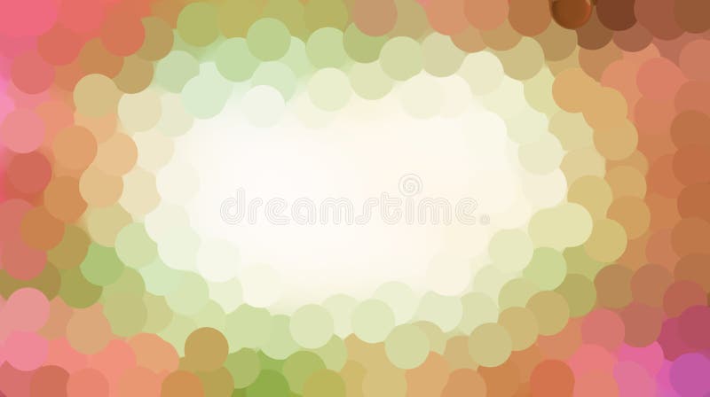 Soft Color Circle with Blur Effect Background Stock Illustration ...