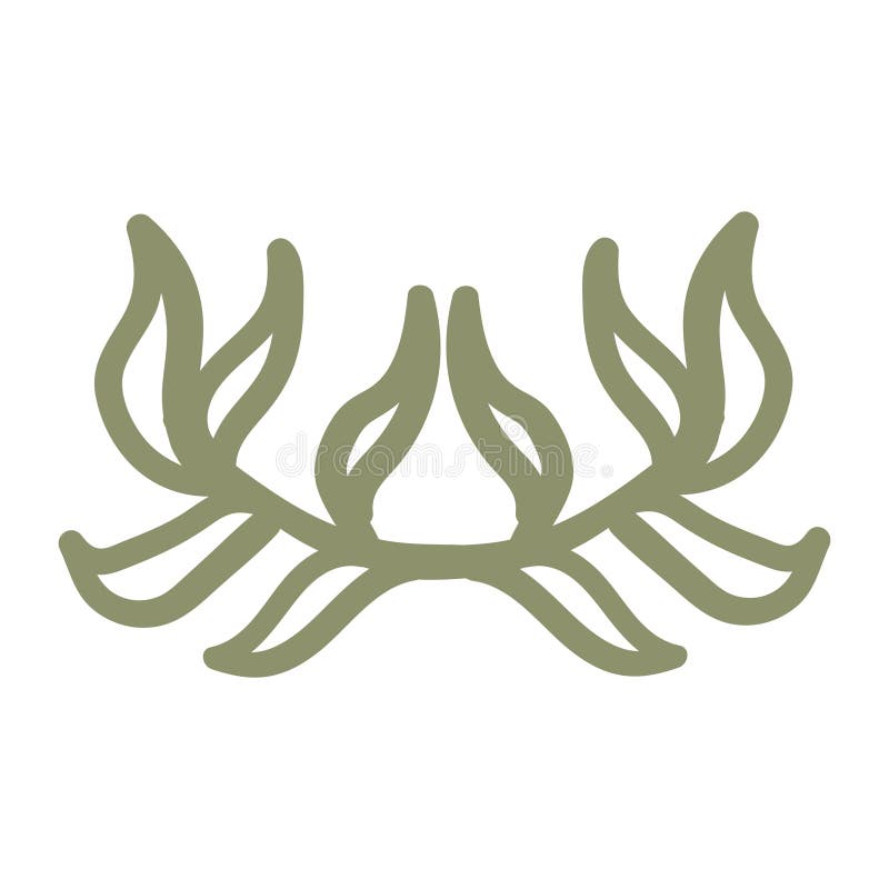 Soft Color Floral Leave Design Element Stock Vector - Illustration of ...