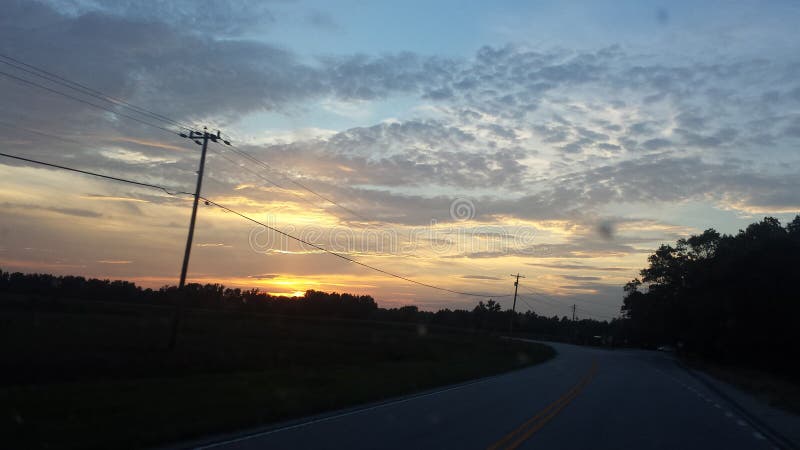 Soft color horizon stock photo. Image of dawn, morning - 263585046