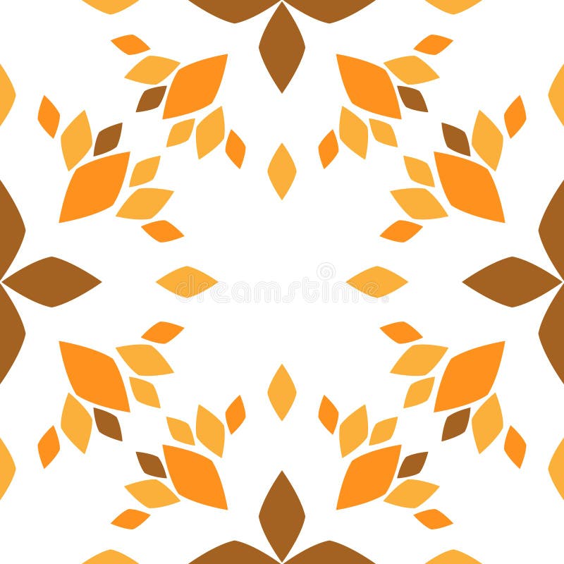 Soft Color Seamless Pattern with Abstract Flowers. Stock Vector ...