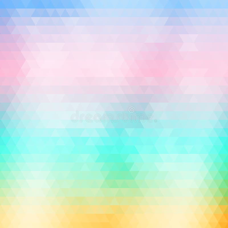 Soft Colored Abstract Geometric Background Stock Vector - Illustration ...