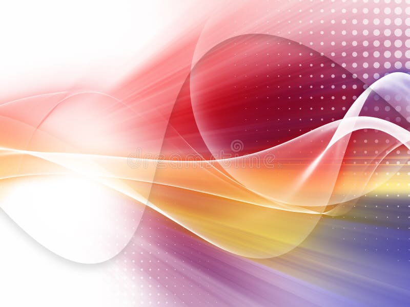 Soft Colorful Abstract Business Graphic Wave Background with Halftone ...