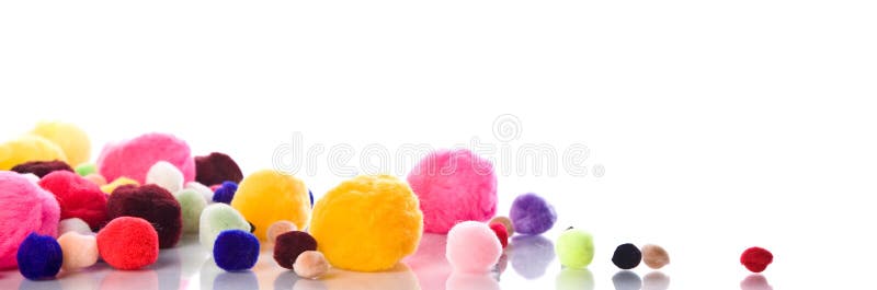 Border of Soft Colorful Balls Stock Image - Image of pattern, backdrop ...