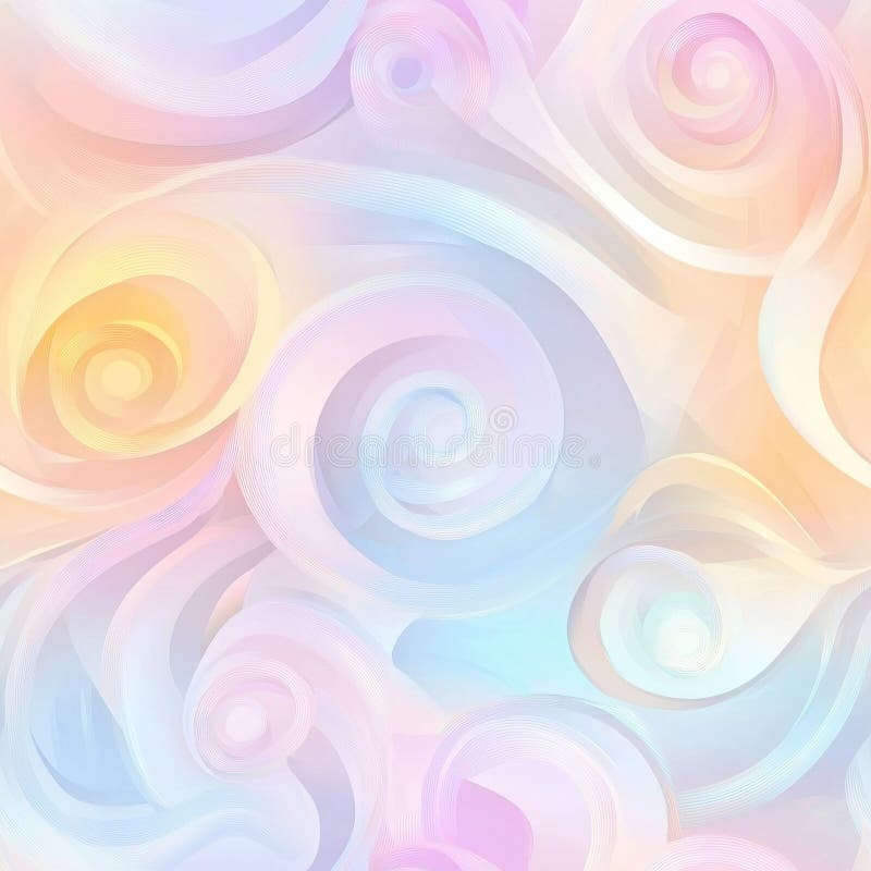 Soft Colorful Swirls Abstract Background for Creative Projects Stock ...