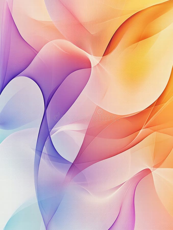 Abstract Fractal Patterns Featuring Soft Colors and Flowing Shapes ...