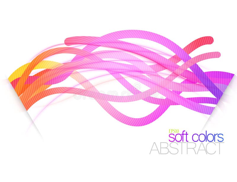 Soft Colors Flowing Scene Vector Stock Vector - Illustration of eps10 ...
