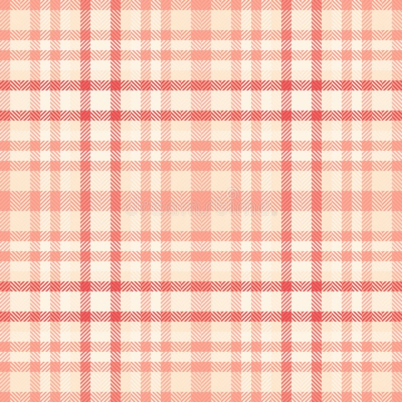 Soft Coral and Cream Plaid Pattern. Elegant, Subtle Texture Ideal for ...