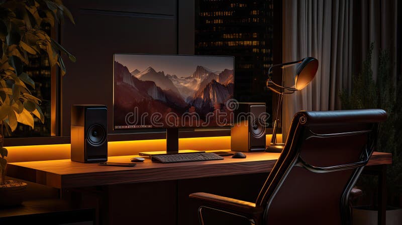 Soft cozy computer stock illustration. Illustration of pleasant - 306031701