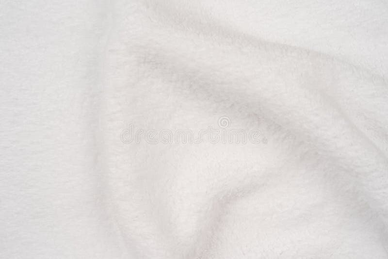 Soft Cozy Plaid Made of White Fabric. the Texture of the Soft White ...