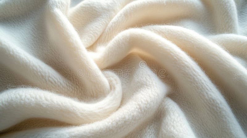 Soft Cream-Colored Knitted Fabric Texture Stock Illustration ...