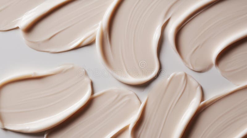 Soft Cream Textures Spread Elegantly Across a Surface. Stock ...