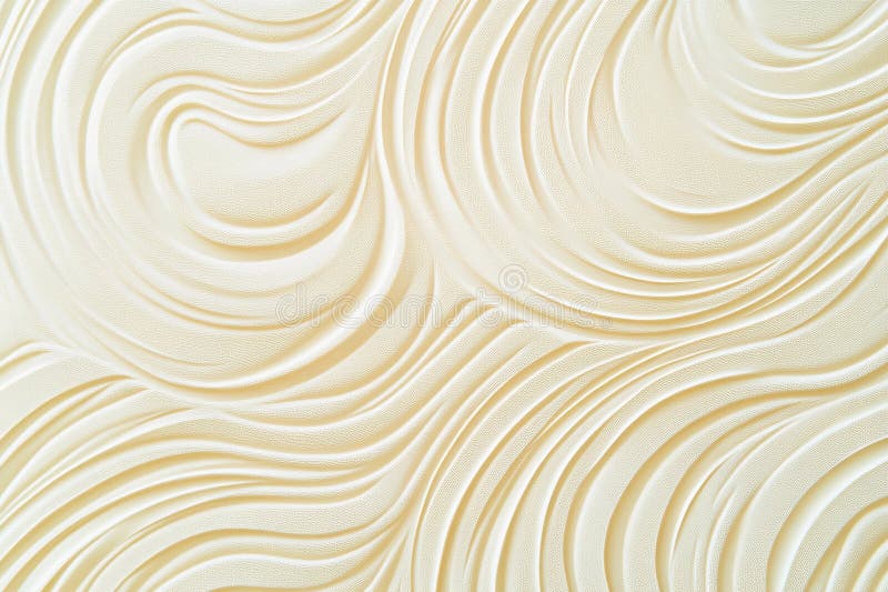 Elegant Cream Waves Create Mesmerizing Texture in Contemporary Design ...