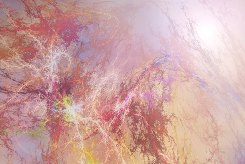 Soft Curly Orange Background 1 Stock Illustration - Illustration of ...