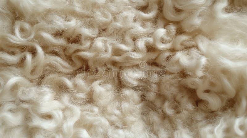 Soft Curly White Texture for Cozy and Warm Background Design Stock ...