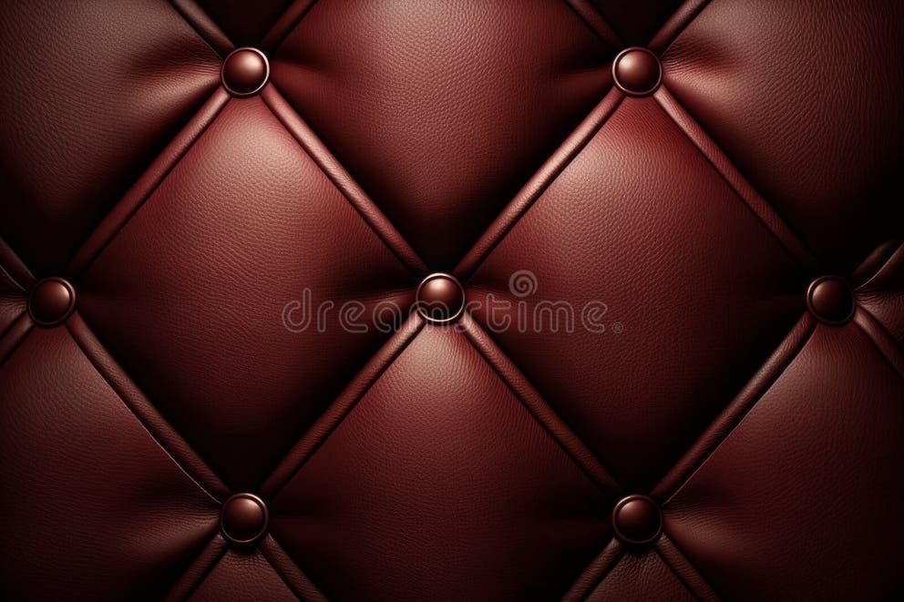Soft Dark Red Leather Diamond Pattern Stock Illustration - Illustration ...
