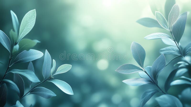 Soft Defocused Spring Background in Muted Tones with Open Layout for ...