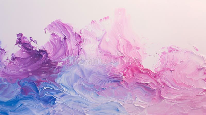 Soft Delicate Lines of Paint Creating a Delicate and Ethereal Effect As ...