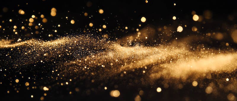 Soft Diffused Dust Particles Create an Ethereal Effect on a Dark ...