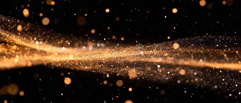 Soft Diffused Dust Texture with Gentle Light Glow Against a Black ...