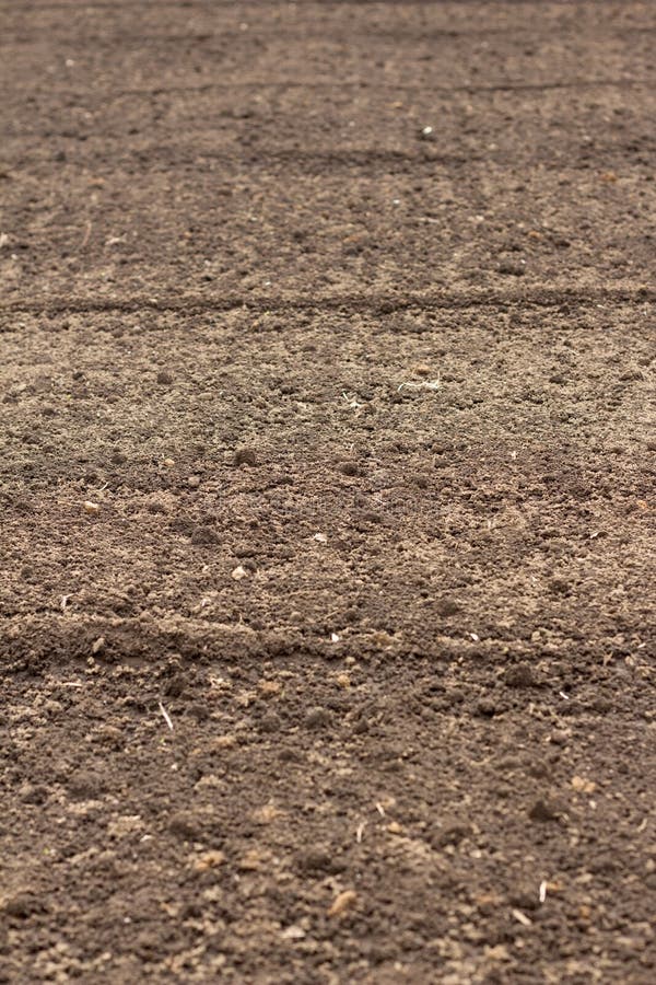 Soft dirt of farm stock image. Image of ground, tilled - 69102069