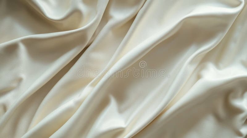 Soft Draped Cream Colored Fabric Texture Stock Illustration ...