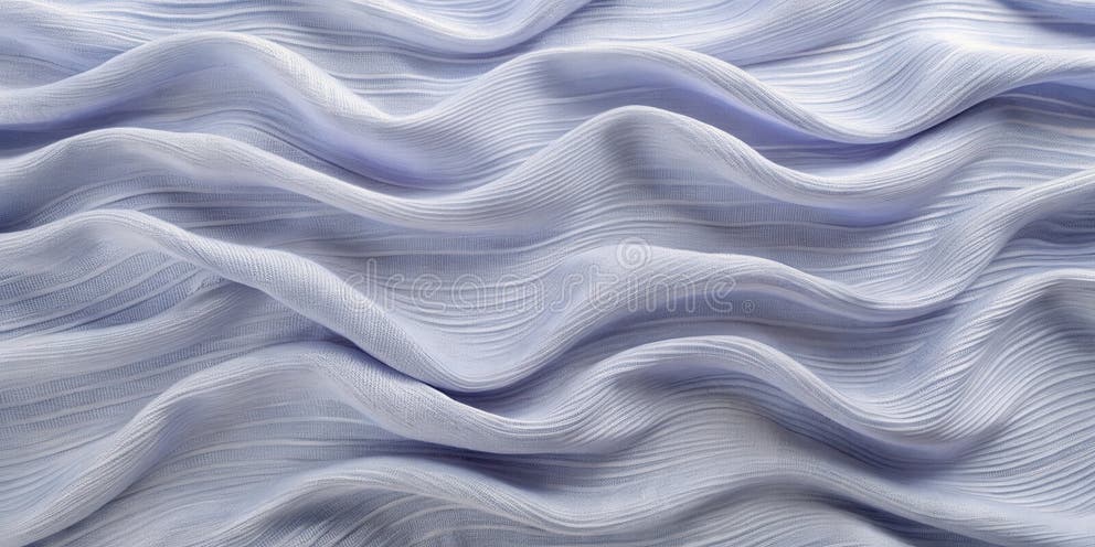 Soft, Draped, Textured Fabric with Subtle Linear Pattern in a Light ...