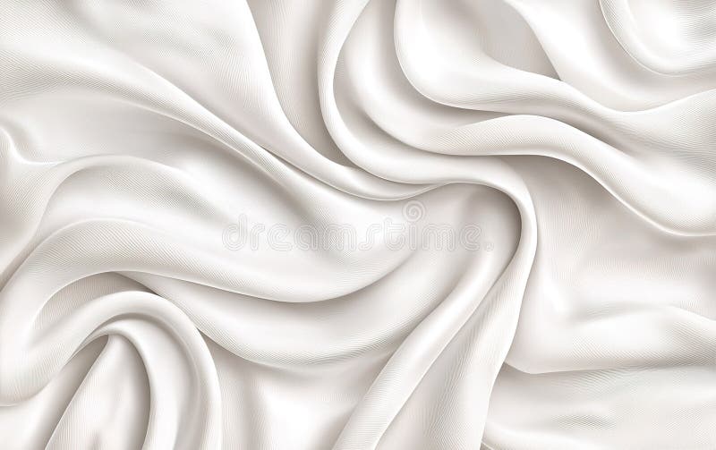 Soft, Draped White Fabric Textures Creating Elegant Waves for Design ...