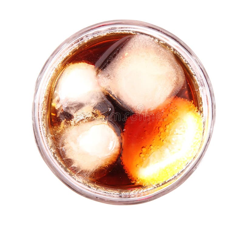 Half Empty Drink of Iced Tea Stock Photo - Image of beverage ...