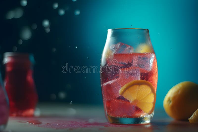 Soft Drink Based on Soda, Different Colors. with Generative AI ...