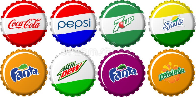Coca Cola Caps editorial stock image. Illustration of drink - 86437884