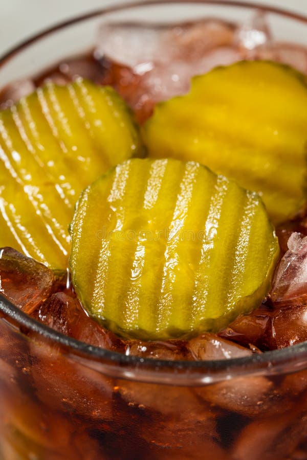 Soft Drink Cola with Pickles Stock Image - Image of cold, fresh: 323769623