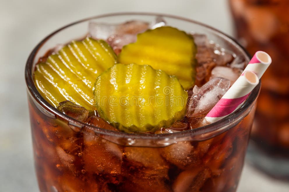 Soft Drink Cola with Pickles Stock Photo - Image of brand, soft: 323769648