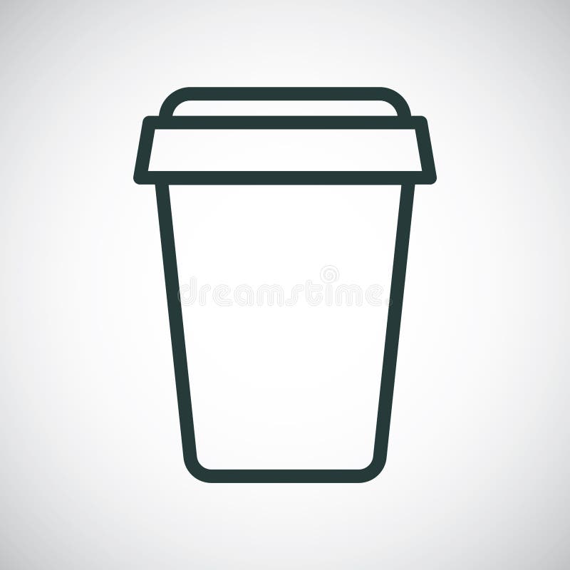 Soft Drink Cup. Vector Illustration Decorative Design Stock Vector ...