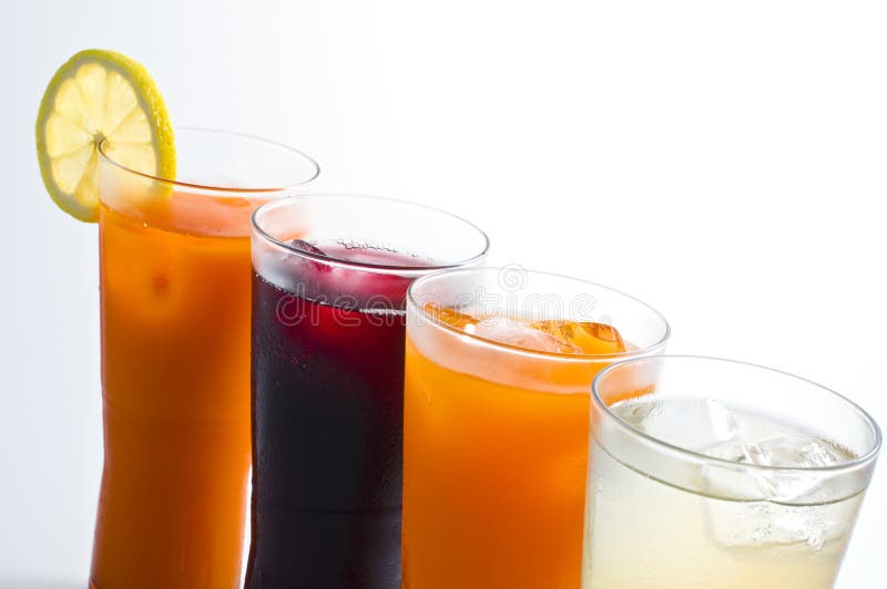 Soft drinks stock photo. Image of soda, juices, sprite - 32863432