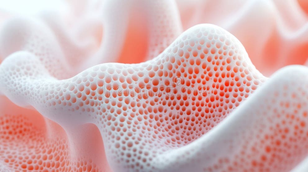 Soft and Durable Polyurethane Foam Structure with Unique Texture Stock ...