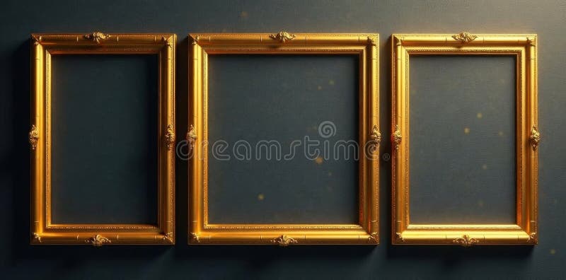 Soft Edged Golden Square Frames, Varying Sizes , Golden Square, Shape ...