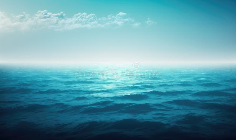 Soft Ethereal Blue Ocean Dream. Perfect for Invitations and Posters ...