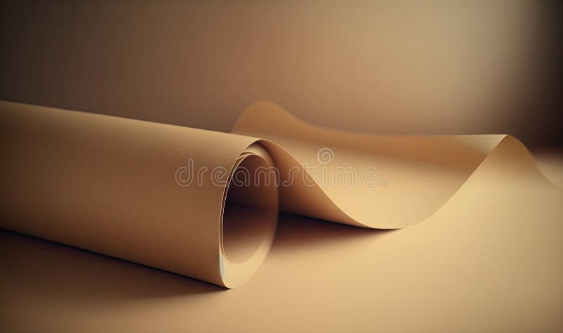 Soft Ethereal Dreamy Background on Light Brown Kraft Paper for ...