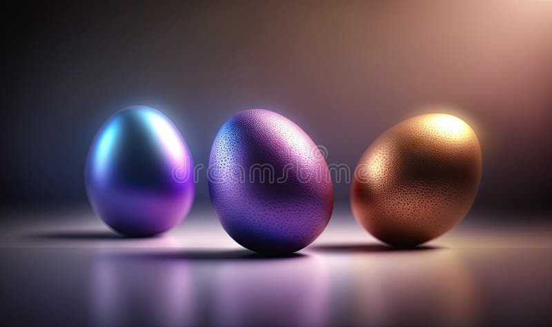 Soft Ethereal Dreamy Easter Eggs Background for Invitations and ...