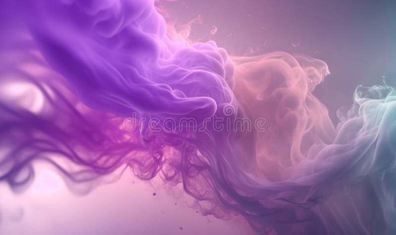 Soft Ethereal Dreamy Pastel Smoke Background for Creative Projects ...