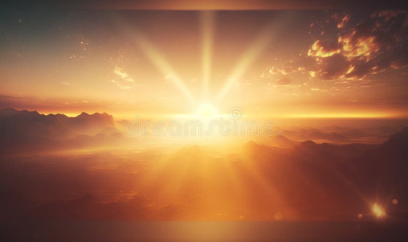 Soft Sunrise on Minimalist Beach with Foggy Shoreline and Grass ...