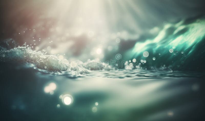 Soft Ethereal Water Texture for Dreamy Designs. Stock Illustration ...
