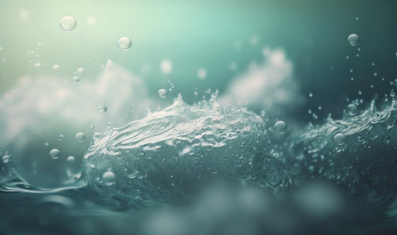 Soft Ethereal Water Texture for Dreamy Designs. Stock Illustration ...