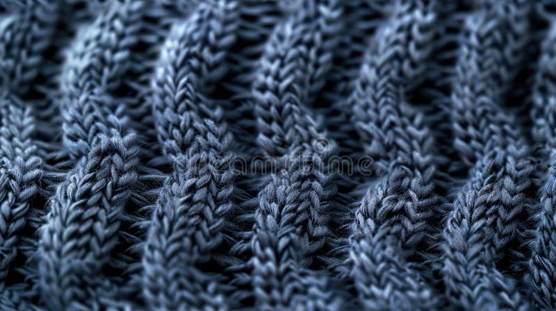 A Soft Fabric Texture Featuring a Detailed Knitted Pattern, Captured in ...