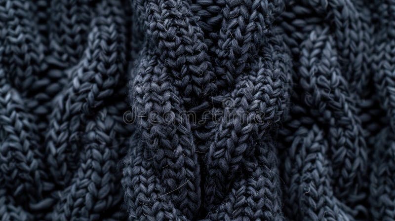 A Soft Fabric Texture Featuring a Detailed Knitted Pattern, Captured in ...