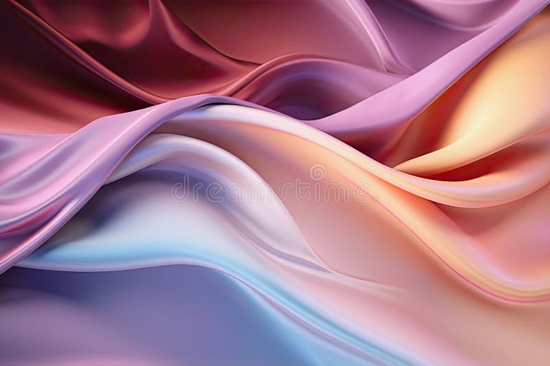 Soft Falling Fabric Like Satin As Background Image, Generated by ...