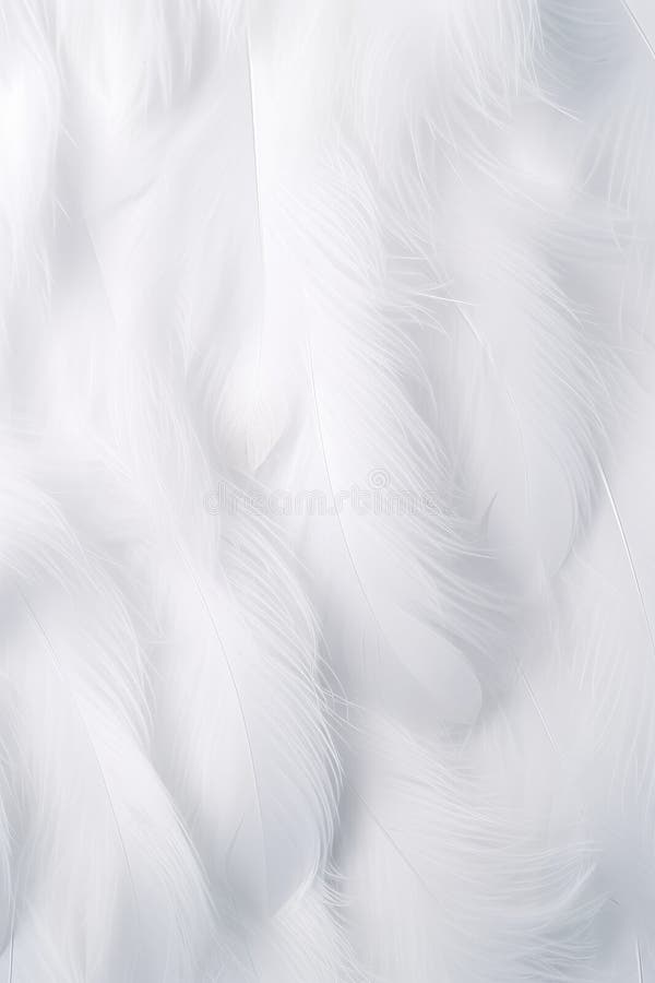 Soft Feathers Background Close Up AI Generated Stock Illustration ...