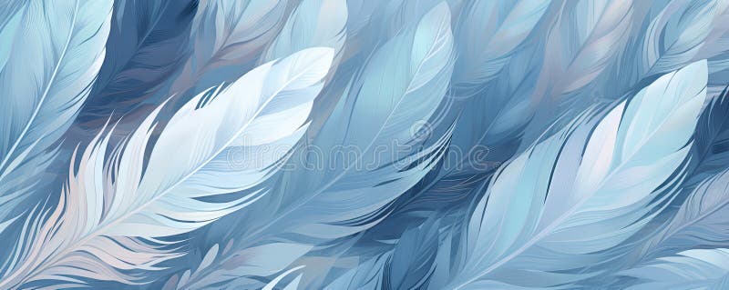 Soft Feathers Background Wallpaper Stock Illustration - Illustration of ...